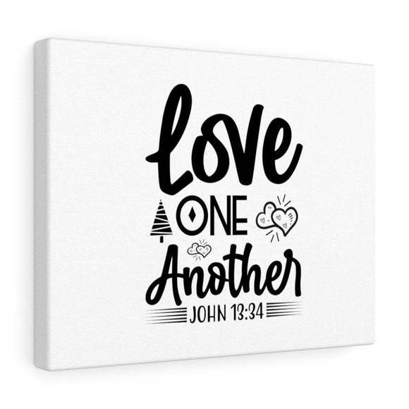 Printify | Art | Scripture Sign Love One Another John 334 Bible Verse ...